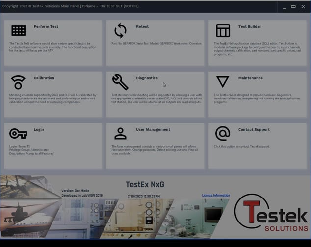 TestEx NxG Test Executive Software